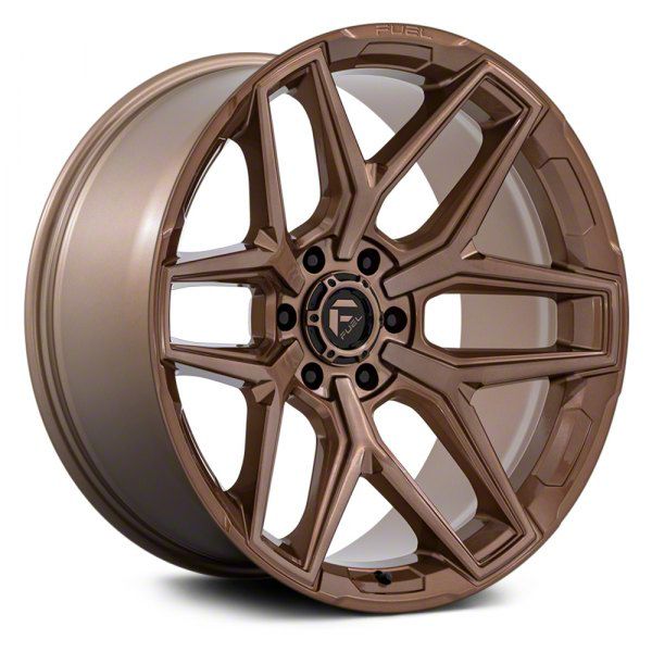 Fuel Wheels Bronco Fusion Forged Flux Platinum Bronze 6-Lug Wheel; 17x9 ...