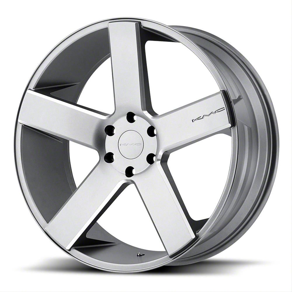 KMC Tundra MC5 Chrome 6-Lug Wheel; 22x9; 30mm Offset KM69022968230 (22 ...