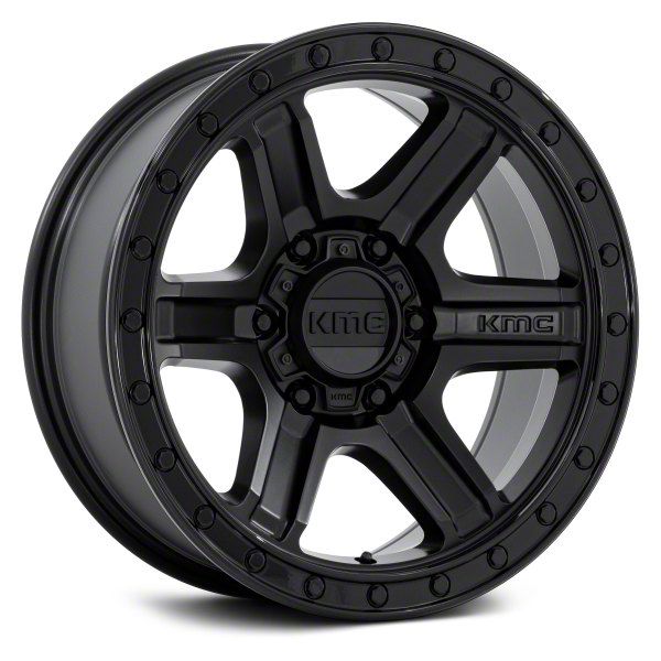 Fuel Wheels Toyota 4-Runner Outrun Matte Black with Gloss Black Lip 6 ...