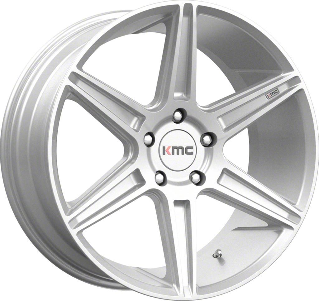 KMC Toyota 4-Runner Prism Brushed Silver 6-Lug Wheel; 22x9.5; 30mm ...