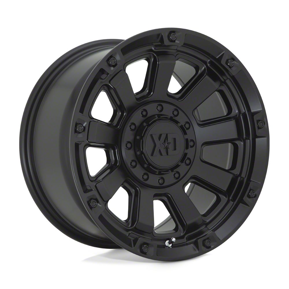 XD Tacoma Gauntlet Satin Black 6-Lug Wheel; 20x9; 0mm Offset ...