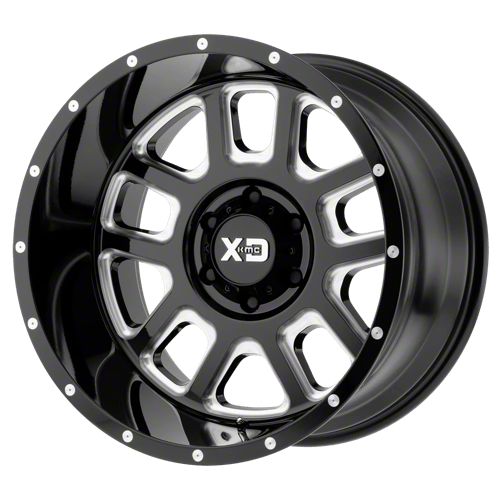 XD Toyota 4-Runner Delta Gloss Black Milled 6-Lug Wheel; 20x12; -44mm ...