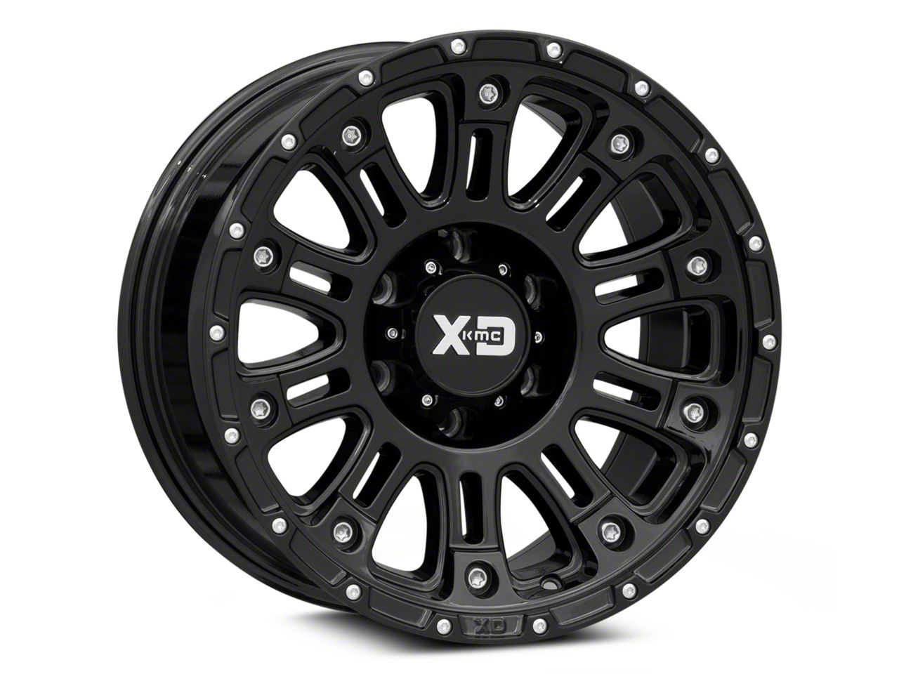 XD Toyota 4-Runner Hoss II Gloss Black 6-Lug Wheel; 20x12; -44mm Offset ...