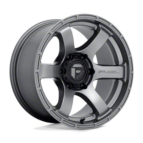 Fuel Wheels Titan Rush Matte Gunmetal 6-Lug Wheel; 20x9; 1mm Offset ...