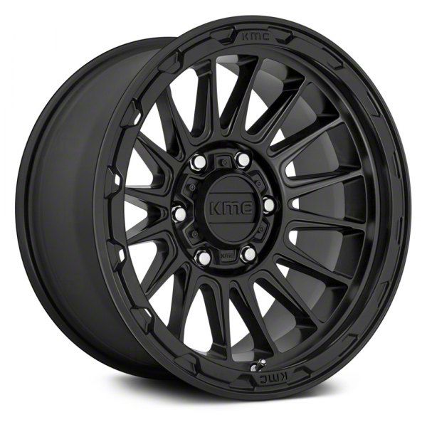 KMC Toyota 4-Runner Impact Satin Black 6-Lug Wheel; 17x8; 35mm Offset ...