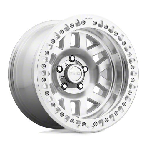 KMC Toyota 4-Runner Machete Crawl Beadlock Machined 6-Lug Wheel; 17x9 ...