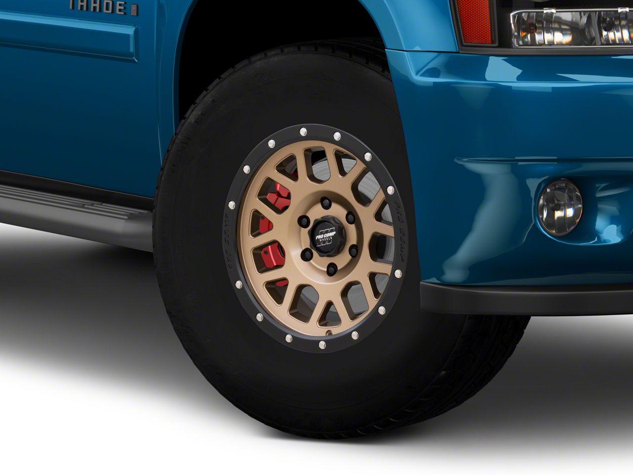 Pro Comp Wheels Bronco Vertigo Matte Bronze with Black Lip 6-Lug Wheel ...