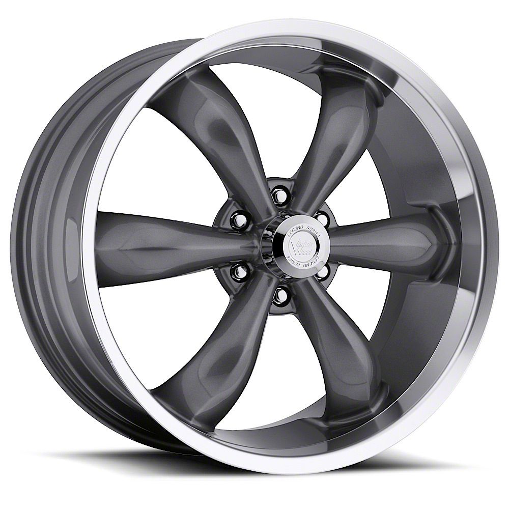 Vision Wheel Tacoma Legend 5 Gunmetal Machined 6-Lug Wheel; 20x9; 20mm ...