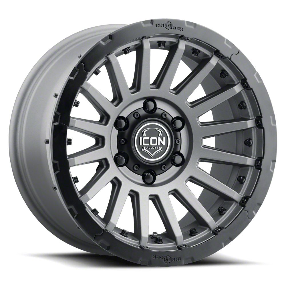 ICON Alloys Toyota 4-Runner Recon Pro Charcoal 6-Lug Wheel; 17x8.5; 0mm ...