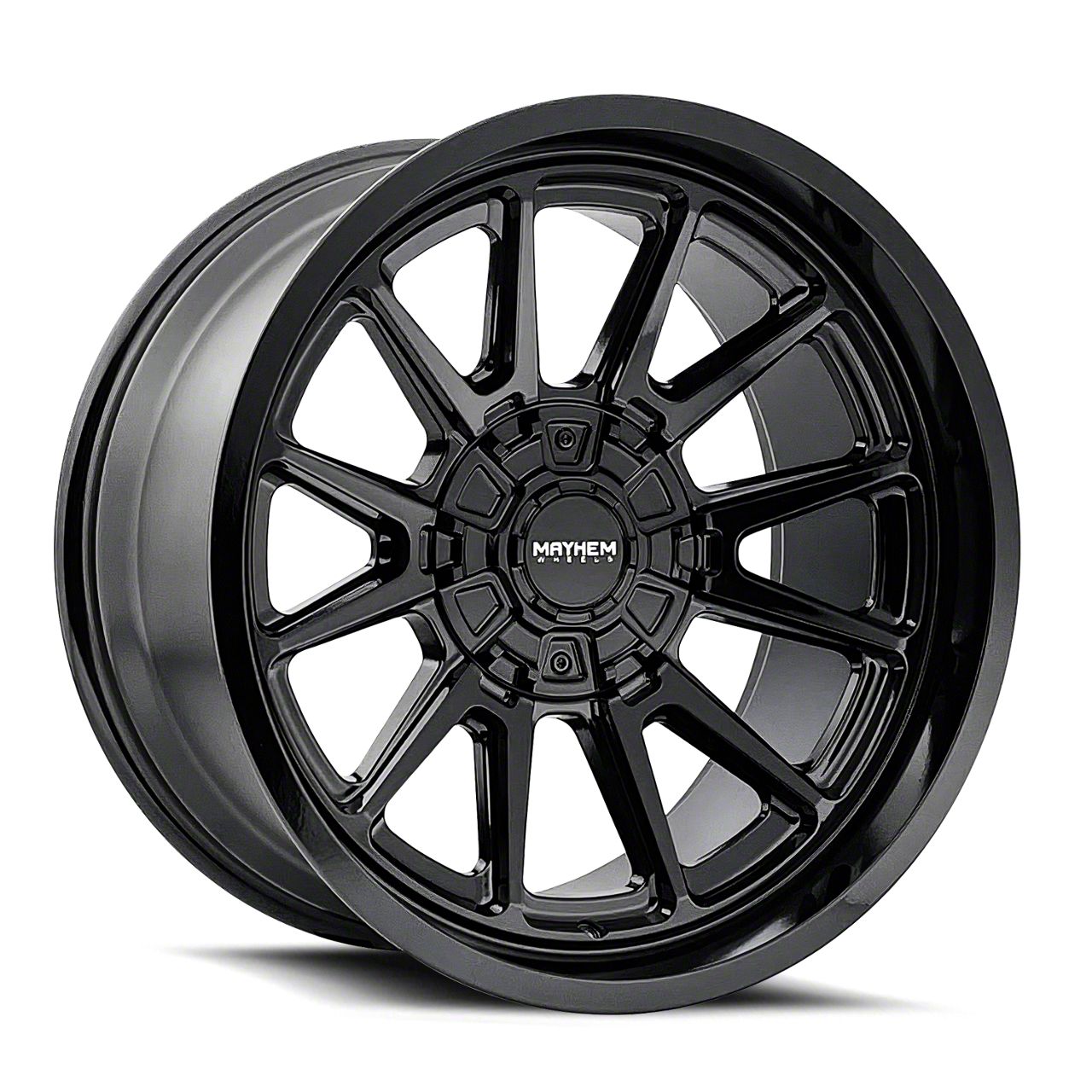 Mayhem Wheels Tacoma Intrepid Gloss Black 6-Lug Wheel; 20x9; 0mm Offset ...