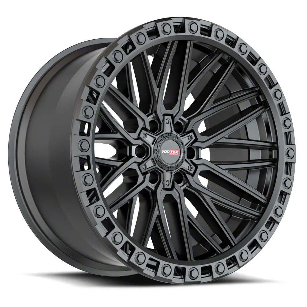 Vortek Off-Road Titan VRT-608 Matte Black 6-Lug Wheel; 18x9; -12mm ...