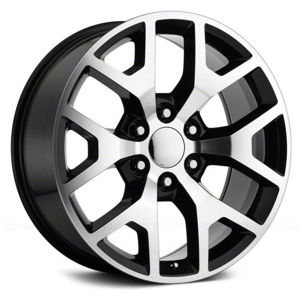 Performance Replicas Tundra PR169 Gloss Black Machined 6-Lug Wheel ...