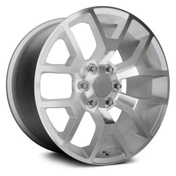 Performance Replicas Tundra PR169 Silver Machined 6-Lug Wheel; 20x9 ...