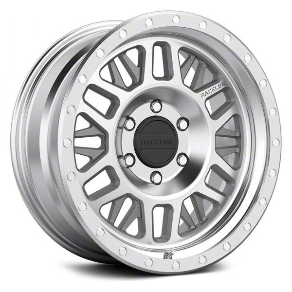 Raceline Tacoma Ryno Machined 6-Lug Wheel; 18x9; 18mm Offset 951MC ...