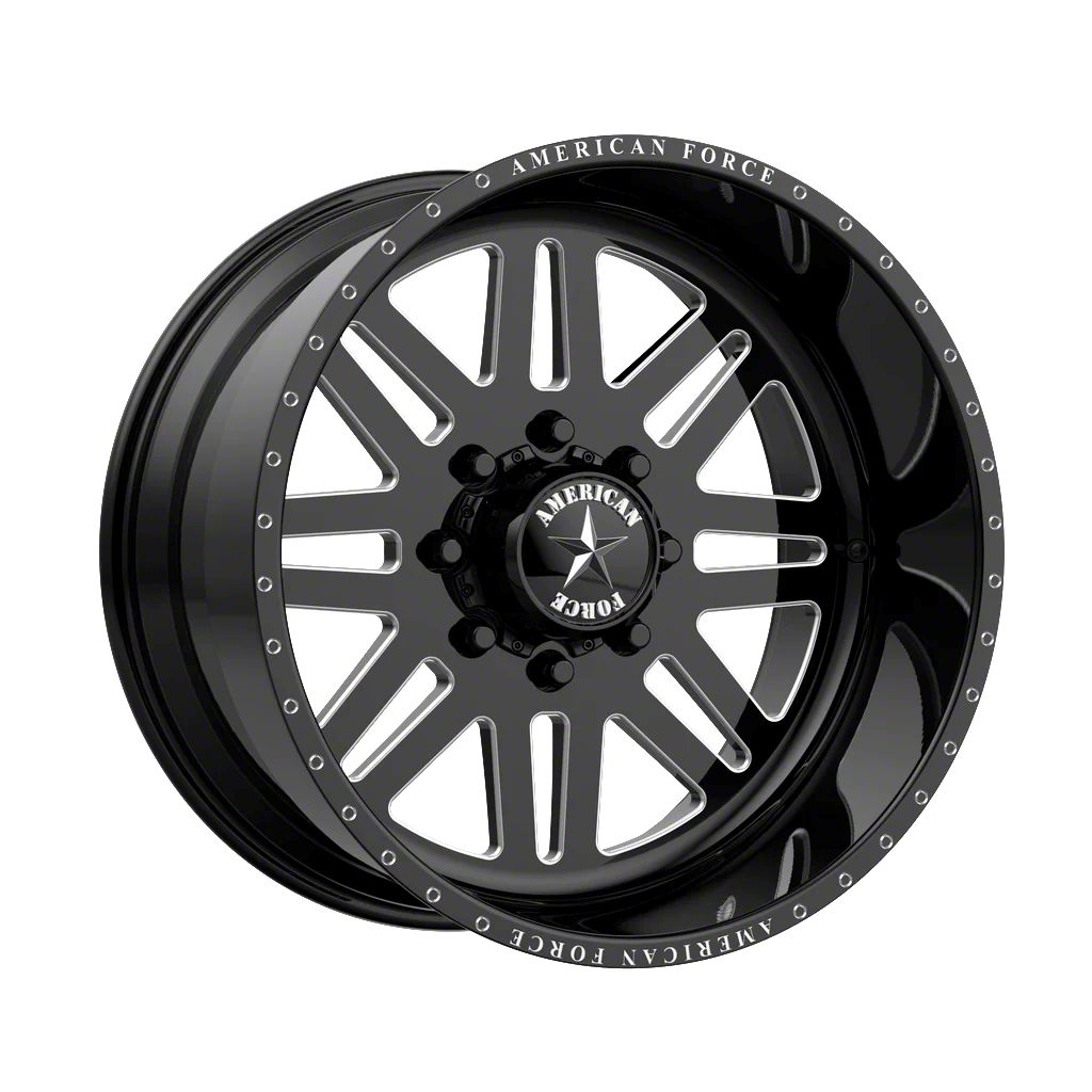 American Force Tacoma 09 Liberty SS Gloss Black Machined 6-Lug Wheel ...