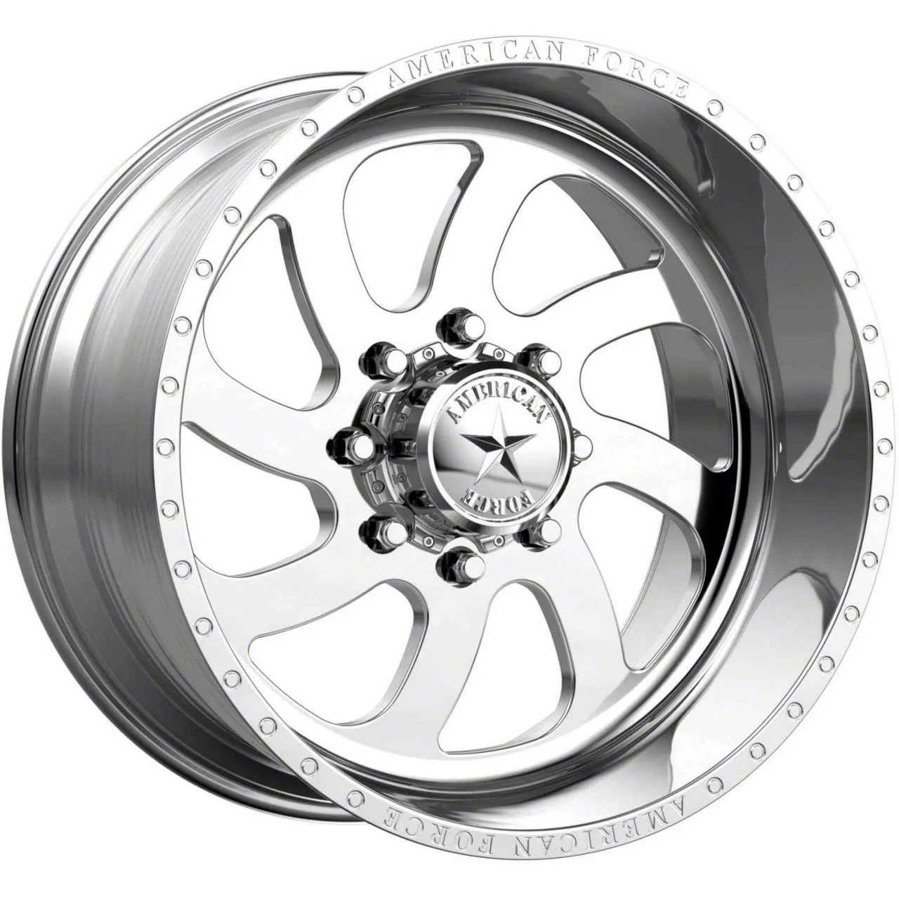 American Force Tundra 76 Blade SS Polished 6-Lug Wheel; 20x12; -40mm ...