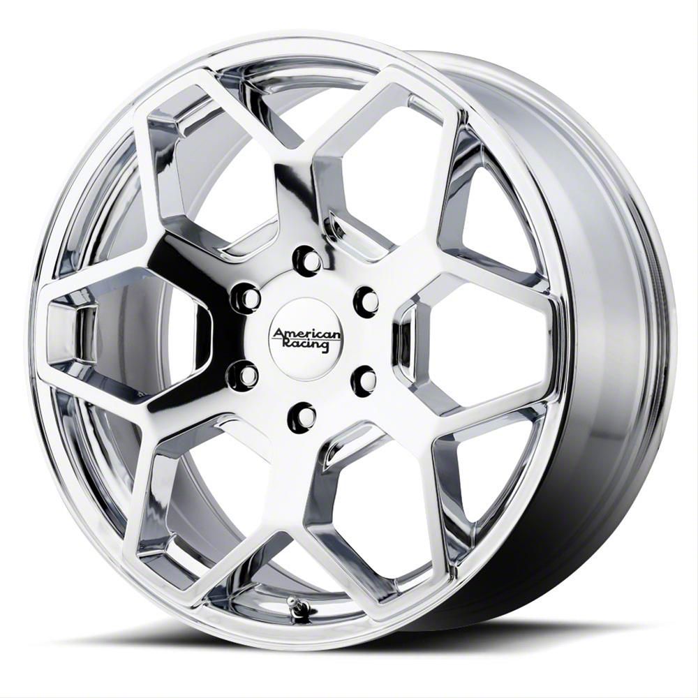 American Racing Titan AR916 Chrome 6-Lug Wheel; 22x9; 30mm Offset ...