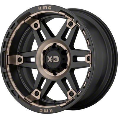 XD Tacoma Spy II Satin Black Dark Tint 6-Lug Wheel; 20x10; -18mm Offset ...