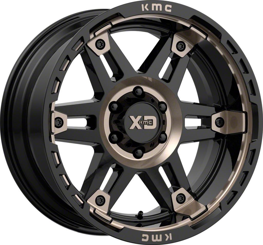 XD Titan XD Spy II Satin Black Dark Tint 6-Lug Wheel; 20x9; 18mm Offset ...