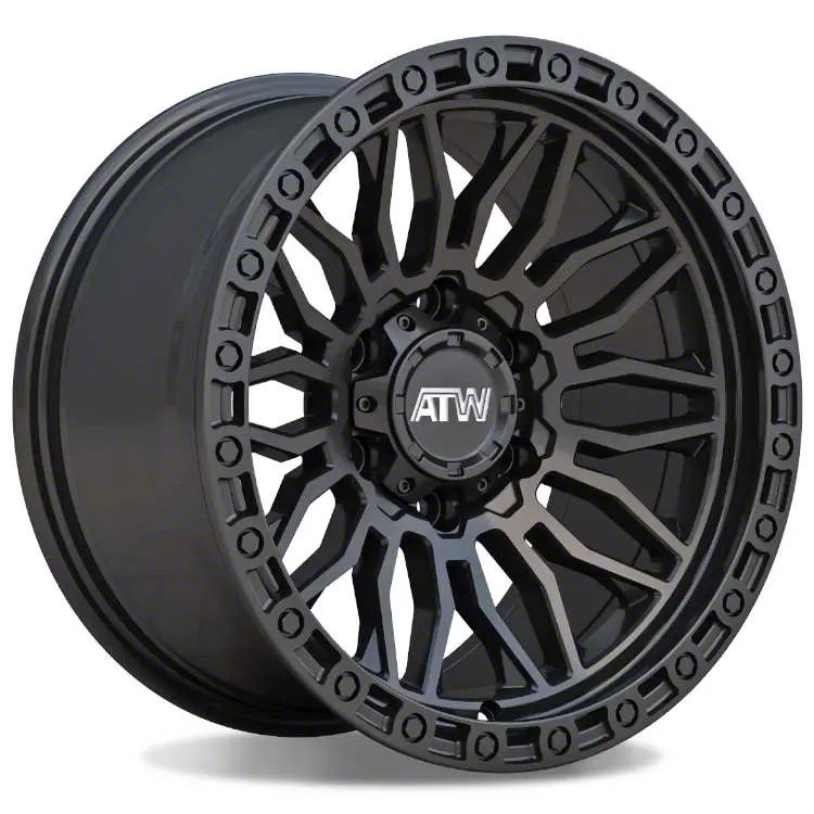 ATW Off-Road Wheels Bronco Nile All Satin Black 6-Lug Wheel; 20x9; 10mm ...