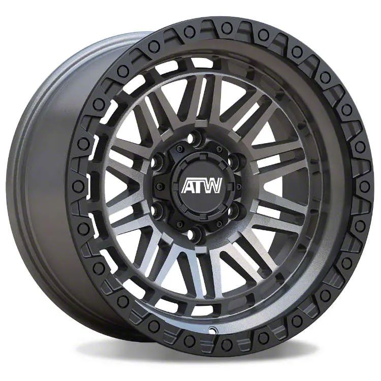 ATW Off-Road Wheels Titan XD Yukon Satin Gunmetal 6-Lug Wheel; 20x9 ...