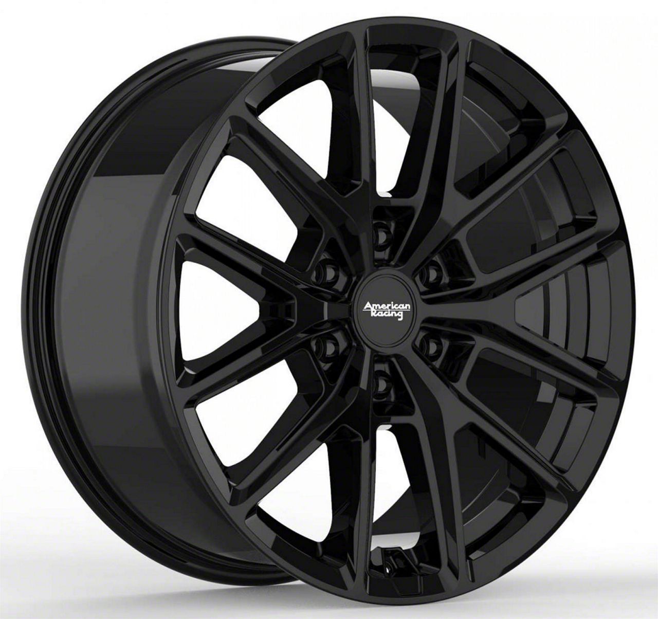 American Racing Titan XD AR945 Gloss Black 6-Lug Wheel; 20x9; 20mm ...