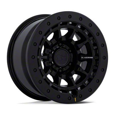 Black Rhino Tacoma Tusk Gloss Black 6-Lug Wheel; 17x8.5; 0mm Offset ...