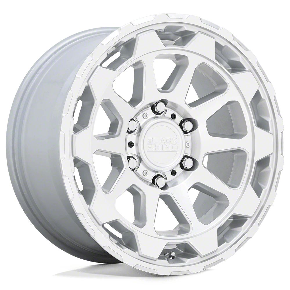 Black Rhino Toyota 4-Runner Rotor Gloss Silver 6-Lug Wheel; 20x9; 12mm ...