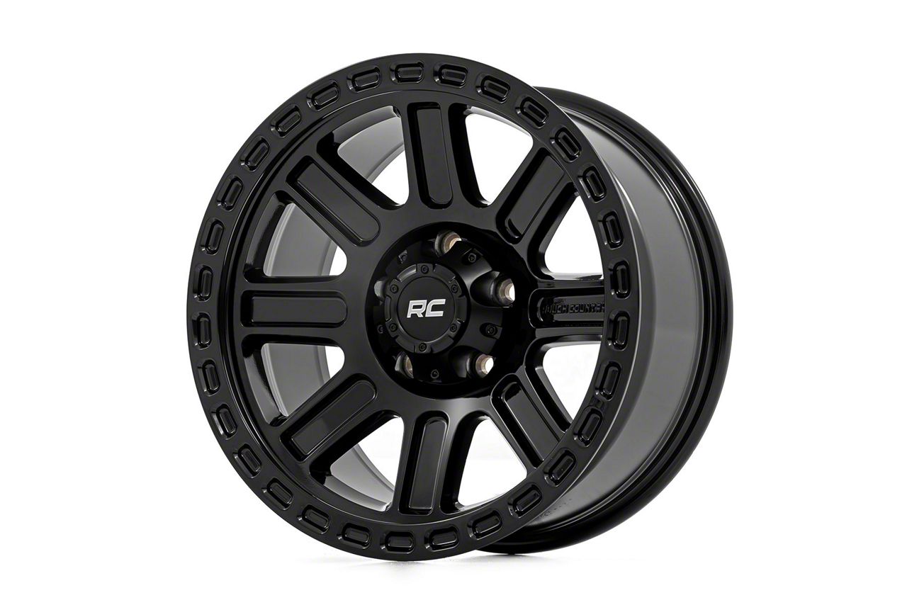 Rough Country Toyota 4-Runner 84 Series Gloss Black 6-Lug Wheel; 17x8.5 ...
