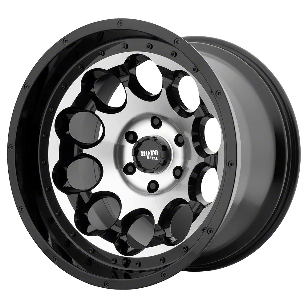 Moto Metal Toyota 4-Runner Rotary Gloss Black Machined 6-Lug Wheel ...