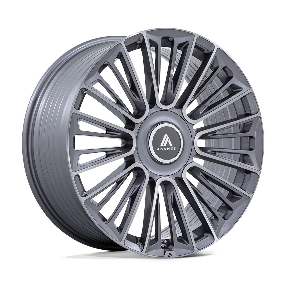 Asanti Toyota 4-Runner Premier Anthracite Brushed 6-Lug Wheel; 26x10 ...