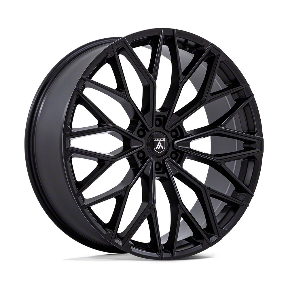 Asanti Titan Mogul 6 Matte Black 6-Lug Wheel; 24x10; 30mm Offset ...