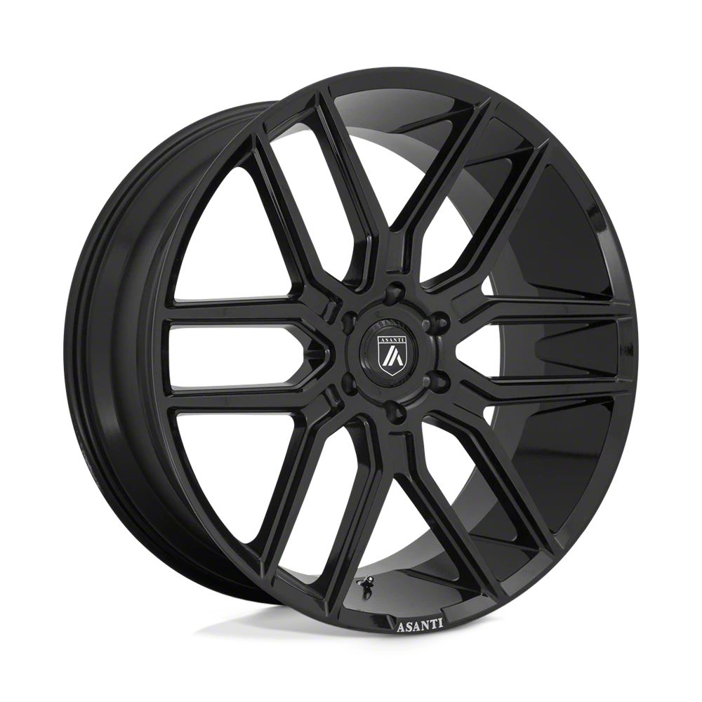 Asanti Tacoma Baron Gloss Black 6-Lug Wheel; 20x9; 15mm Offset ABL28 ...