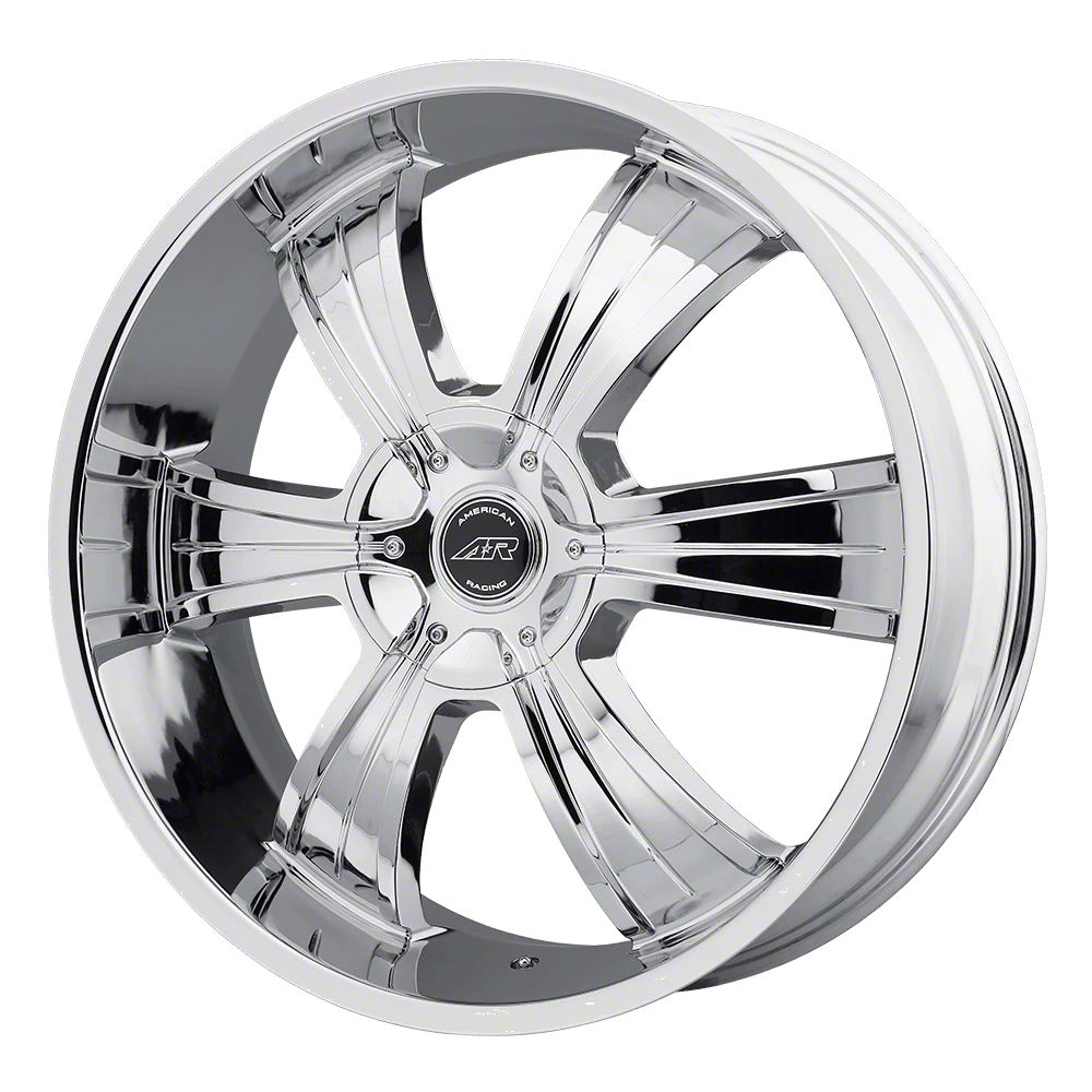 American Racing Titan AR894 Chrome 6-Lug Wheel; 18x8; 15mm Offset ...