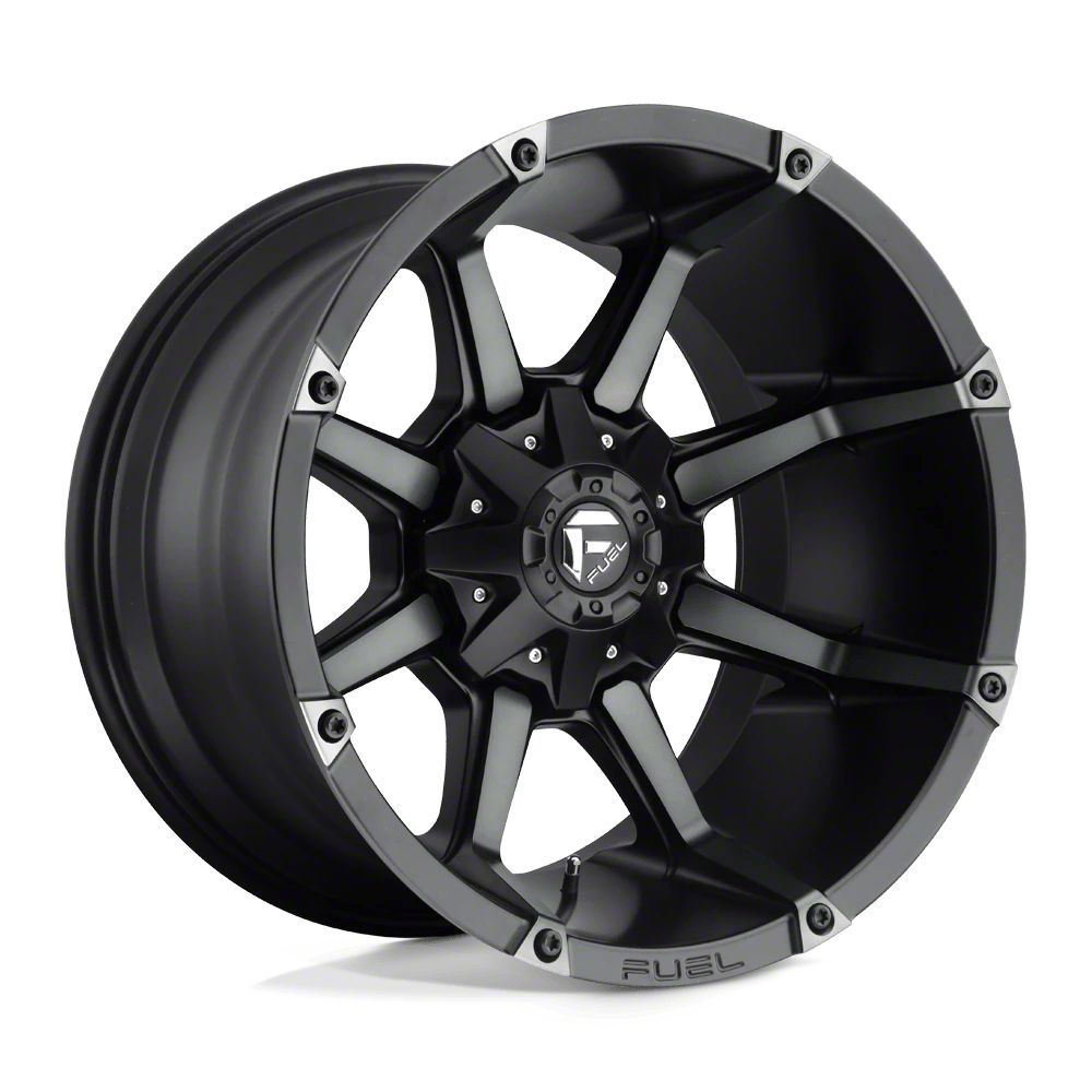 Fuel Wheels Titan Coupler Matte Black Double Dark Tint 6-Lug Wheel ...