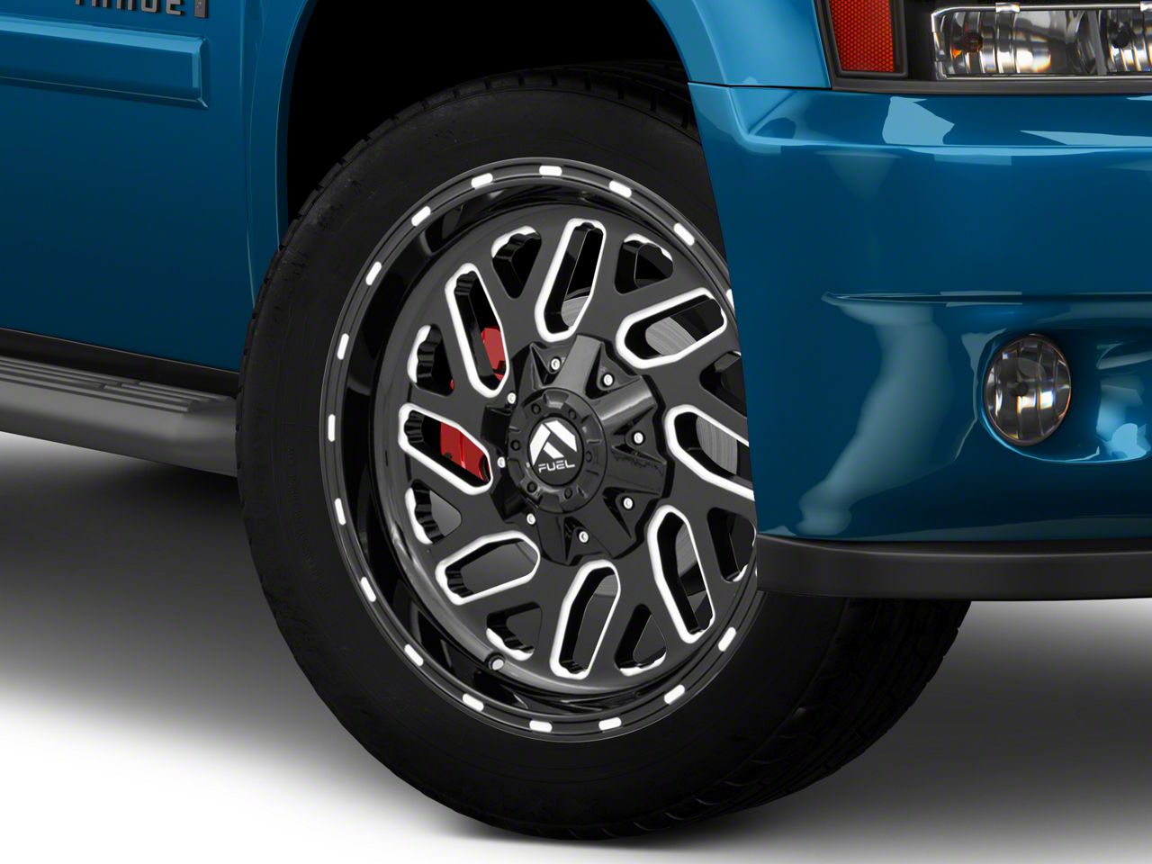 Fuel Wheels Tundra Triton Gloss Black Milled 6-Lug Wheel; 22x10; -19mm ...
