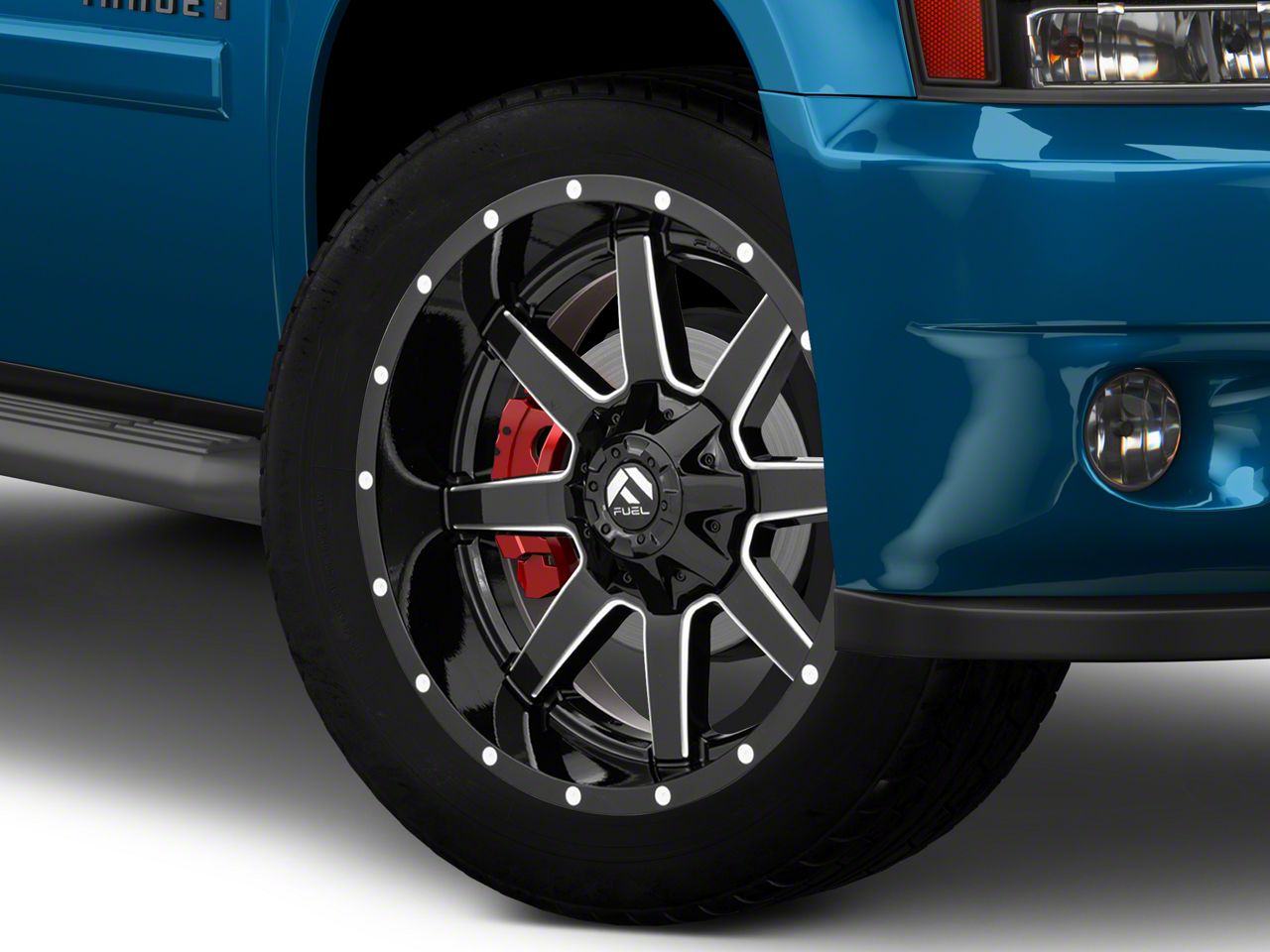 Fuel Wheels Titan Maverick Gloss Black Milled 6-Lug Wheel; 22x12; -45mm ...