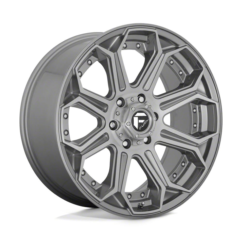 Fuel Wheels Toyota 4-Runner Siege Brushed Gunmetal with Tinted Clear 6 ...