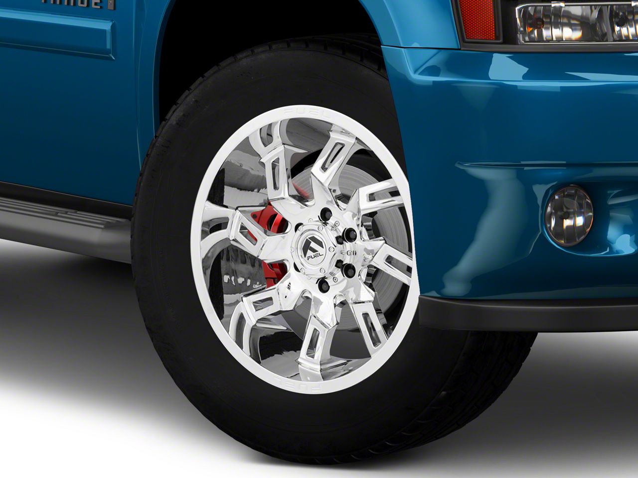 Fuel Wheels Bronco Lockdown Chrome 6-Lug Wheel; 20x10; -18mm Offset ...