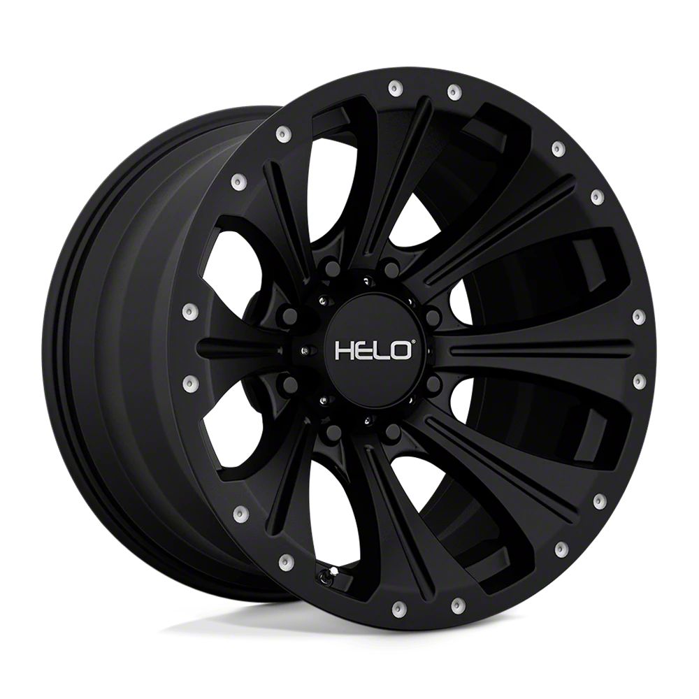 HELO Titan XD HE901 Satin Black 6-Lug Wheel; 18x9; 18mm Offset ...