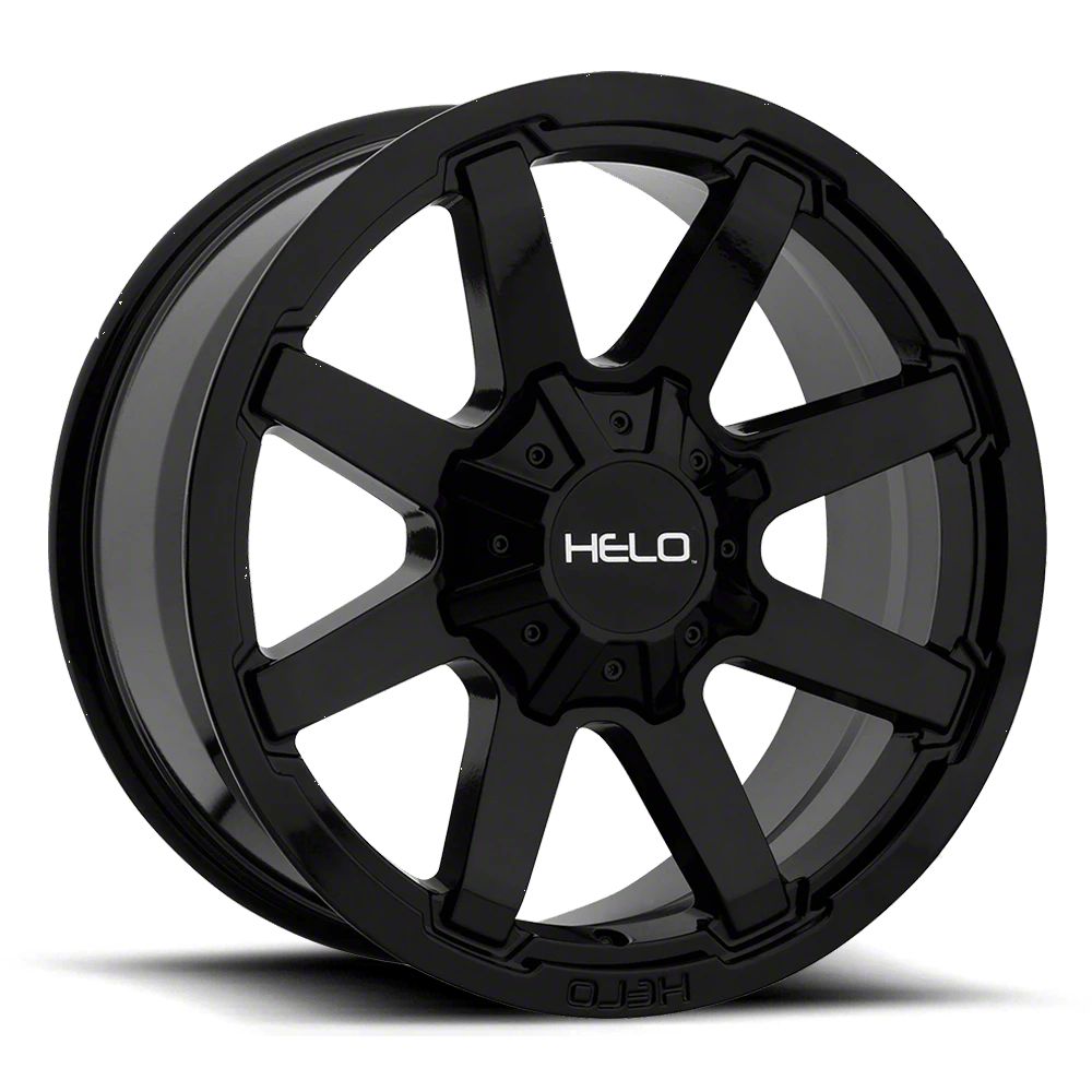 HELO Tacoma HE909 Gloss Black 6-Lug Wheel; 17x9; -12mm Offset ...