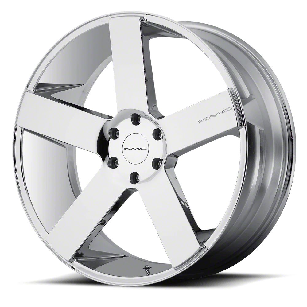 KMC Toyota 4-Runner MC 5 Chrome 6-Lug Wheel; 24x9.5; 15mm Offset ...