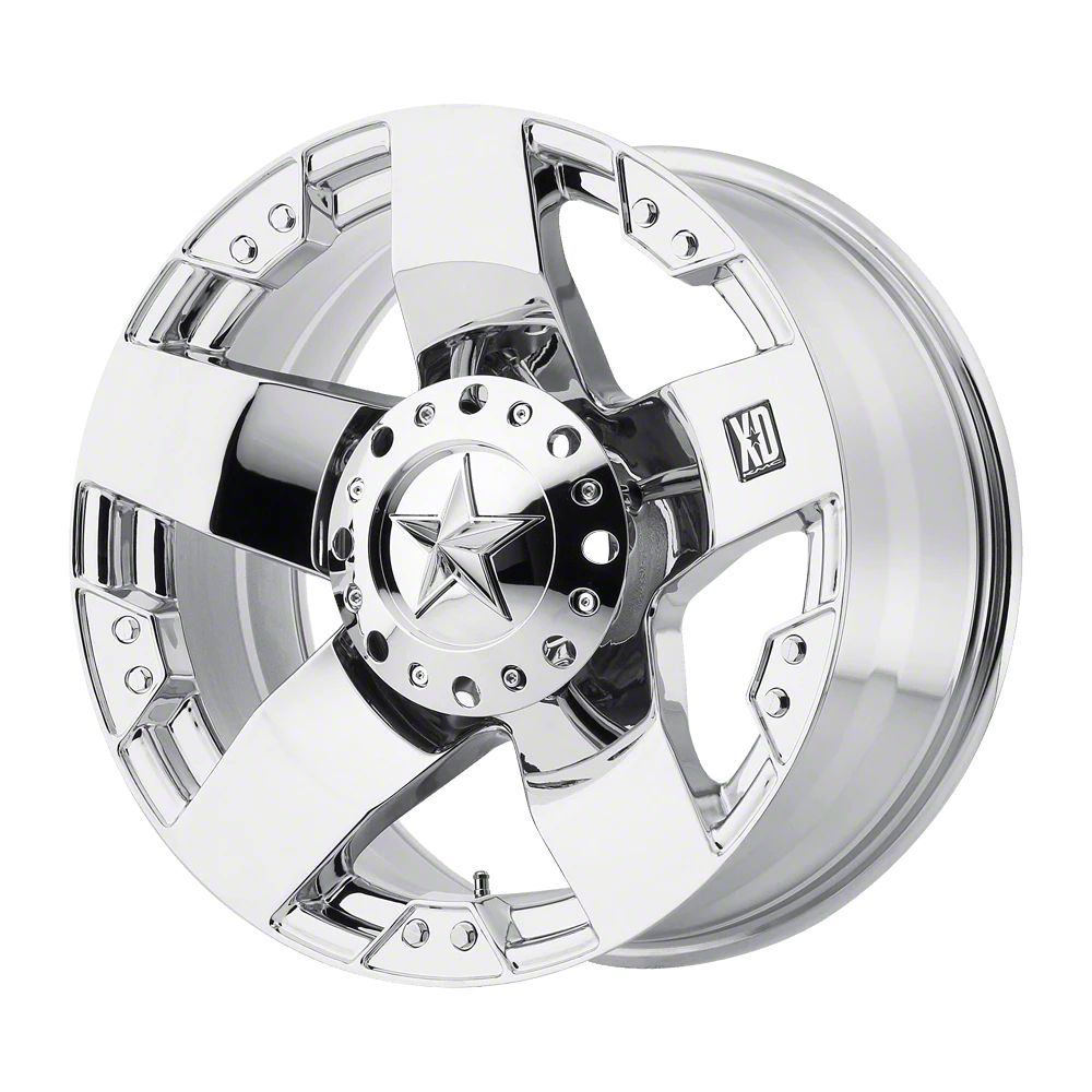 XD Toyota 4-Runner Rockstar Chrome 6-Lug Wheel; 20x10; -24mm Offset ...
