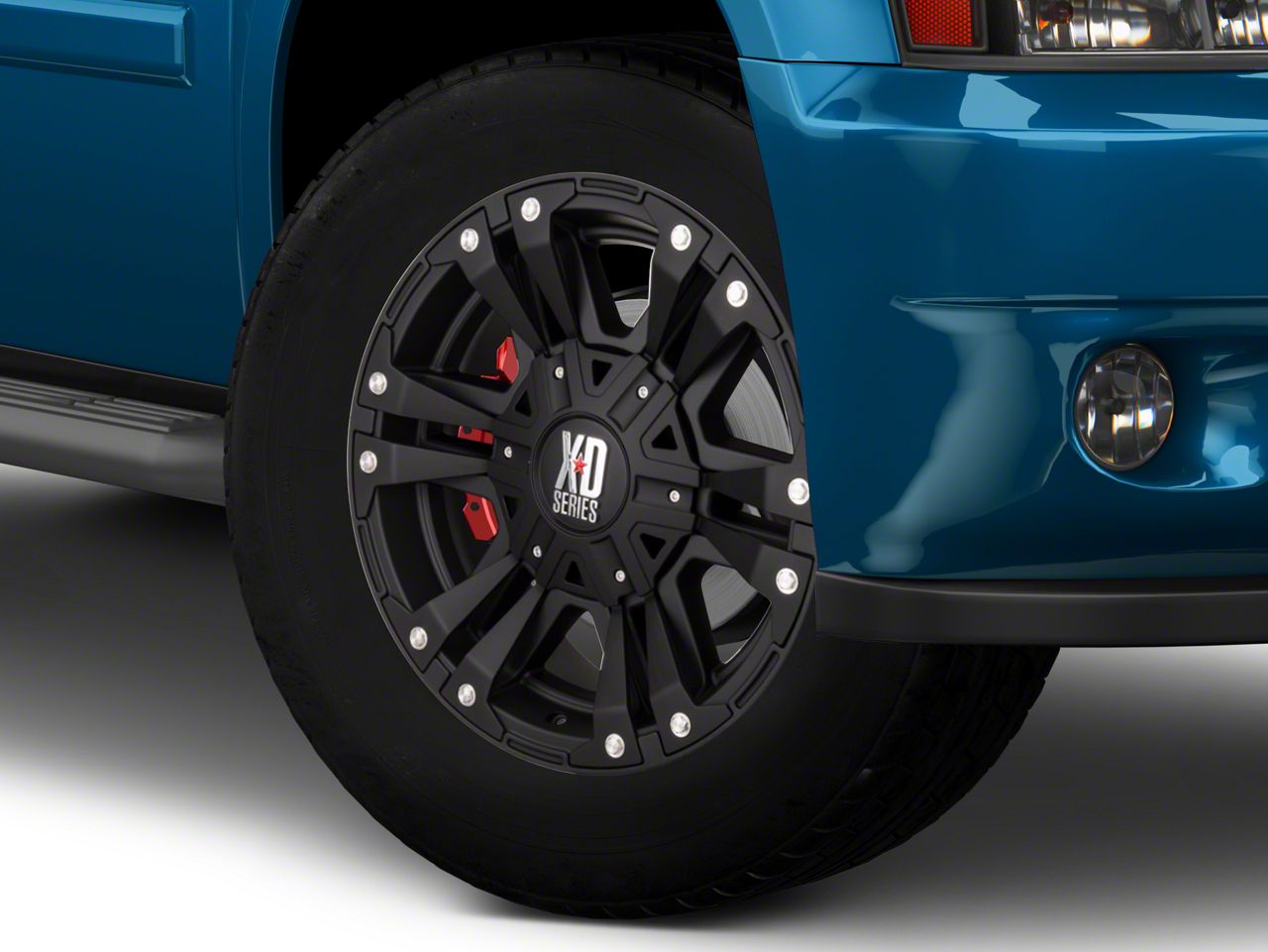 XD Bronco Monster II Matte Black 6-Lug Wheel; 20x10; -24mm Offset ...