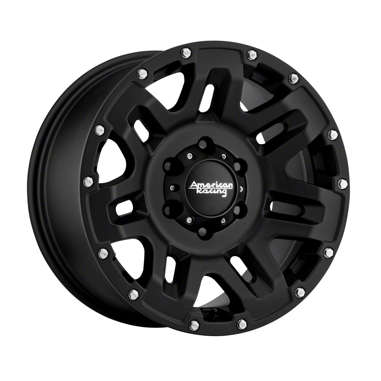 American Racing Tundra Yukon Cast Iron Black 6-Lug Wheel; 20x9; 0mm ...