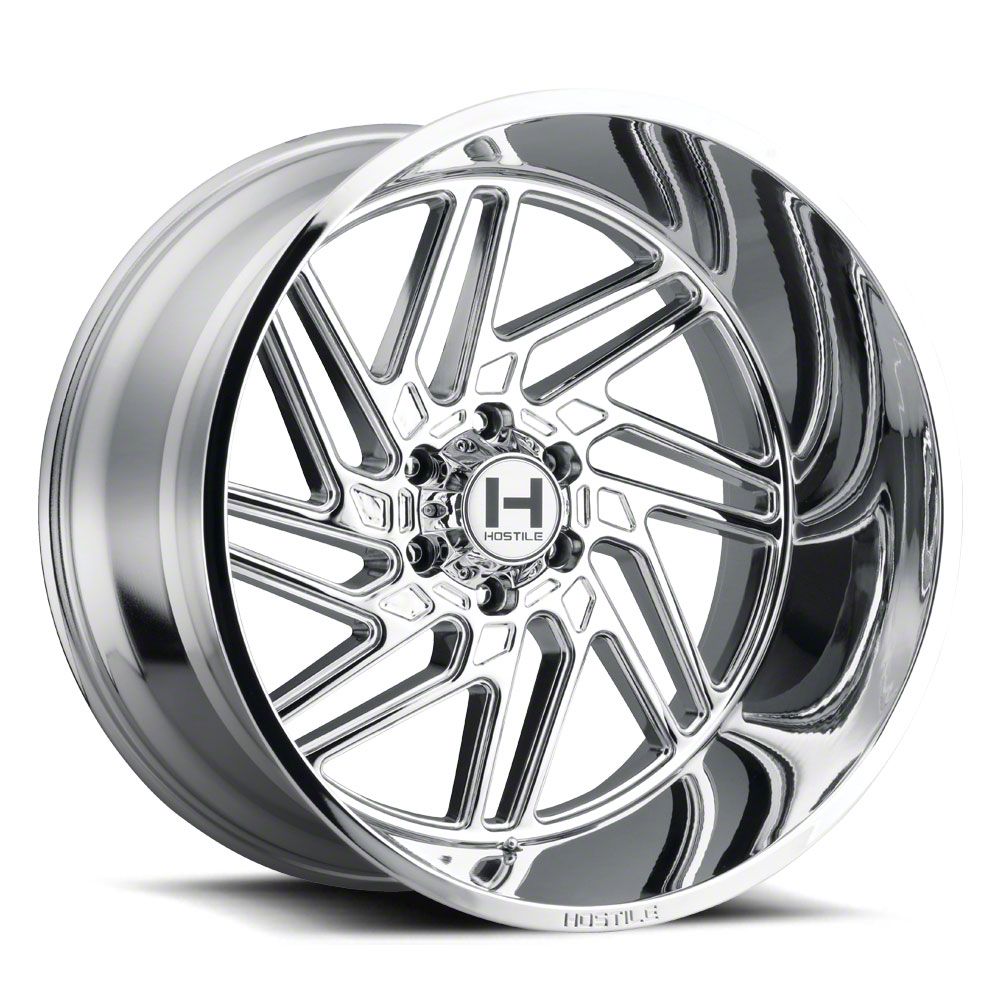 Hostile Tacoma Jigsaw Armor Plated 6-Lug Wheel; 24x14; -76mm Offset ...