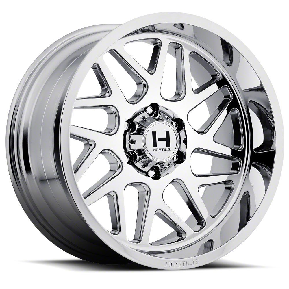 Hostile Bronco Sprocket Armor Plated 6-Lug Wheel; 24x12; -44mm Offset ...