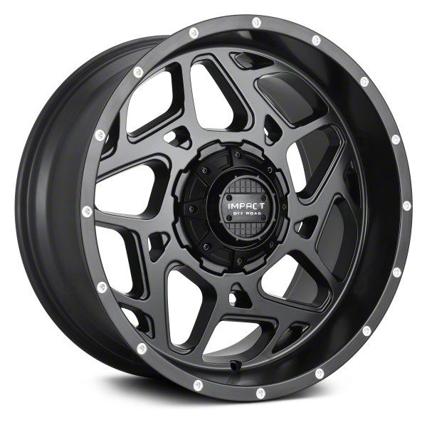 Impact Wheels Toyota 4-Runner 822 Matte Black 6-Lug Wheel; 20x10; -12mm ...