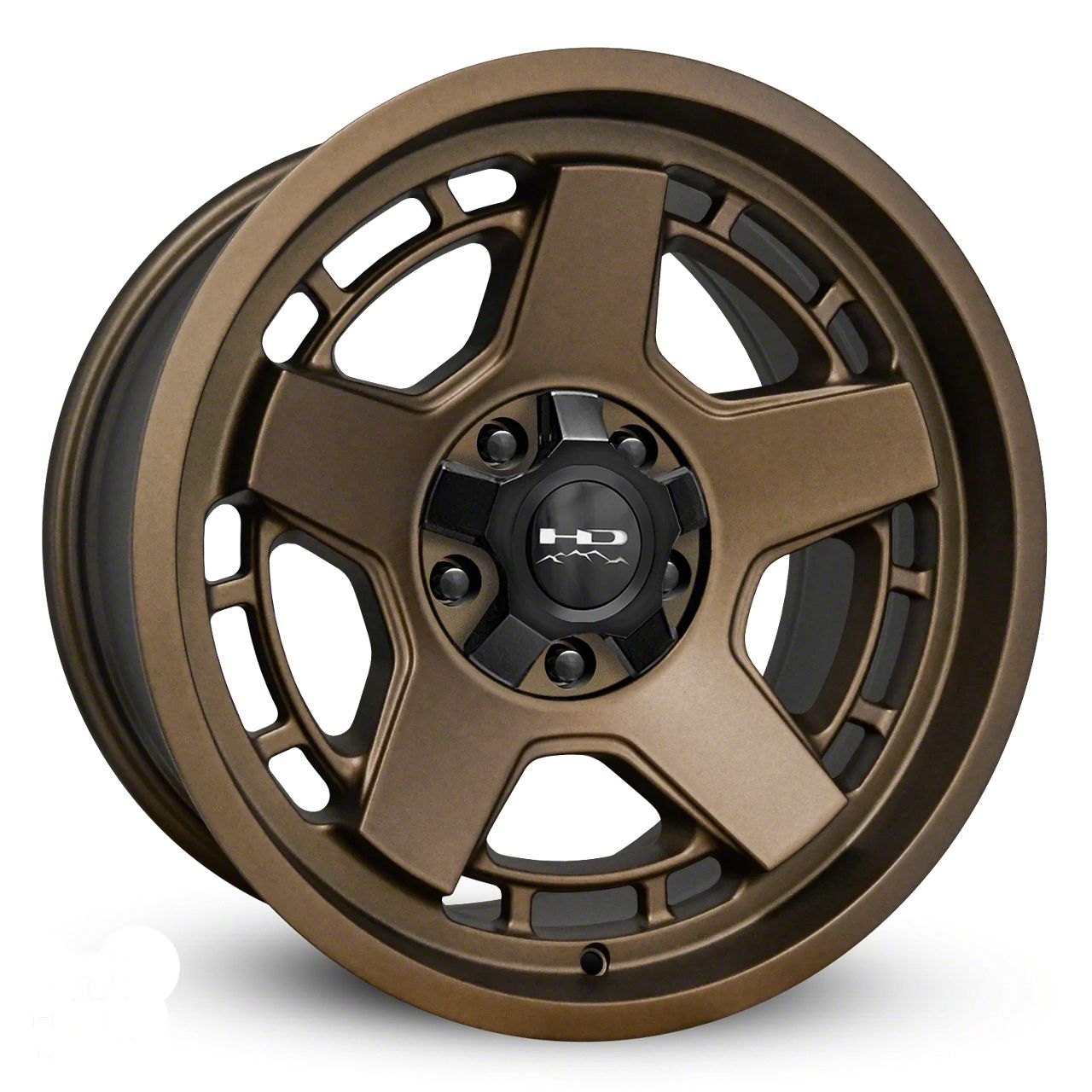HD Off-Road Wheels Bronco Atlas Satin Bronze 6-Lug Wheel; 17x9; -12mm ...