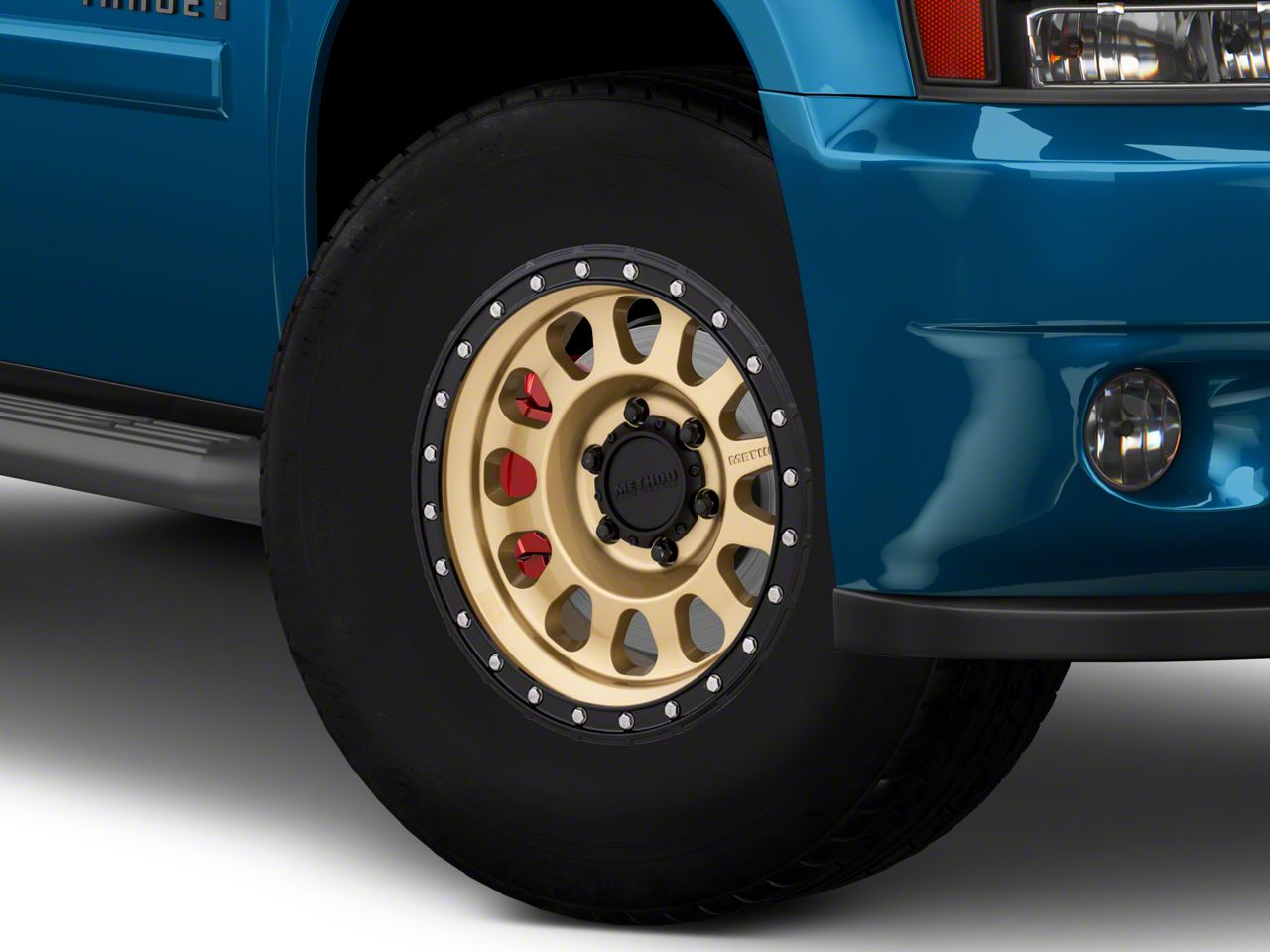 Method Race Wheels Toyota 4-Runner MR315 Gold - Black Lip 6-Lug Wheel ...